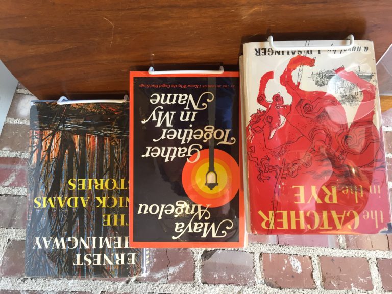 Blue Bicycle Books › Recent arrivals — Poe, Angelou, Salinger, Hemingway